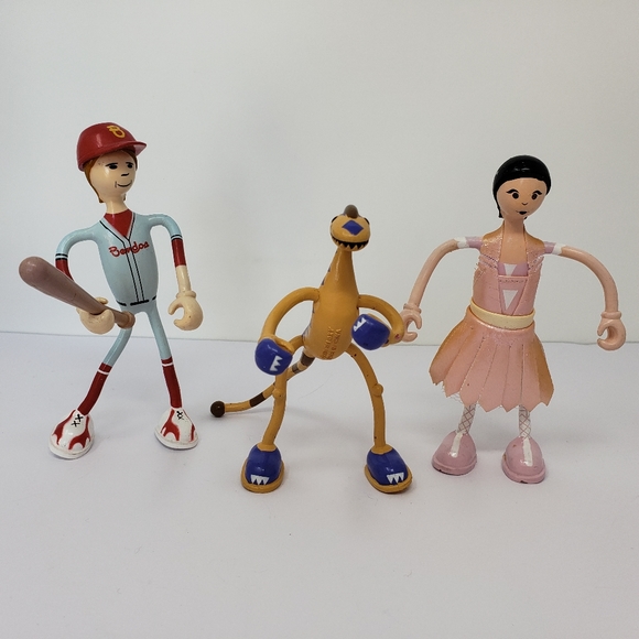 Toys | Kid Galaxy Bendable Toy Figures Flaw Slam Baseball Bat Grace ...